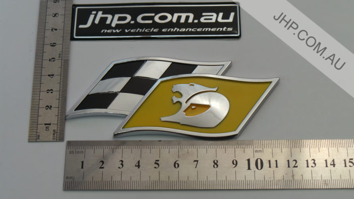 Genuine E2 SV Enhanced HSV Yellow Flag Badge | JHP