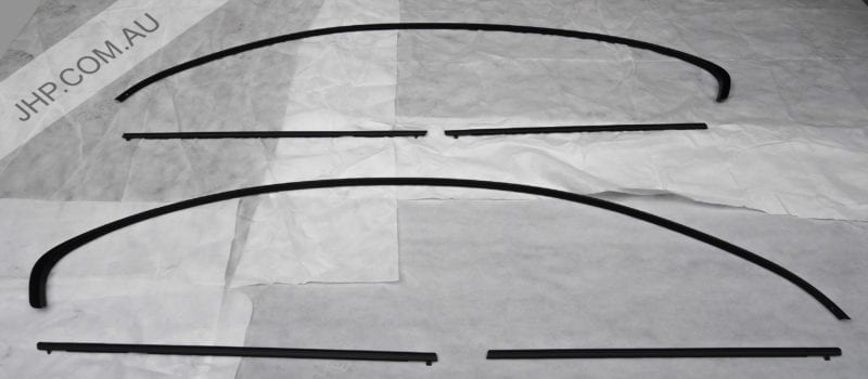 VE VF Commodore & HSV black outer window trim moulding package kit | JHP