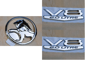 Genuine VE Holden Commodore V8 Badge Kit | JHP