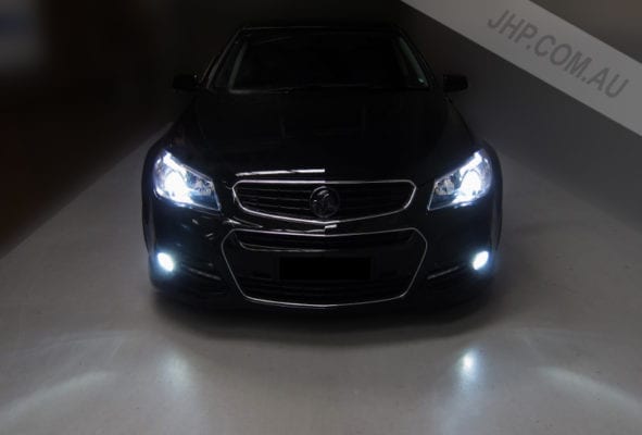 VE/VF Commodore LED Headlight / Fog Light Upgrade Kit Whiter Brighter ...