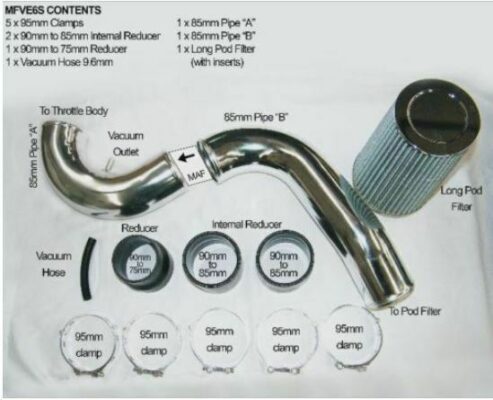 JHP Holden Commodore VE V6 & V8 Cold Air Intake | JHP