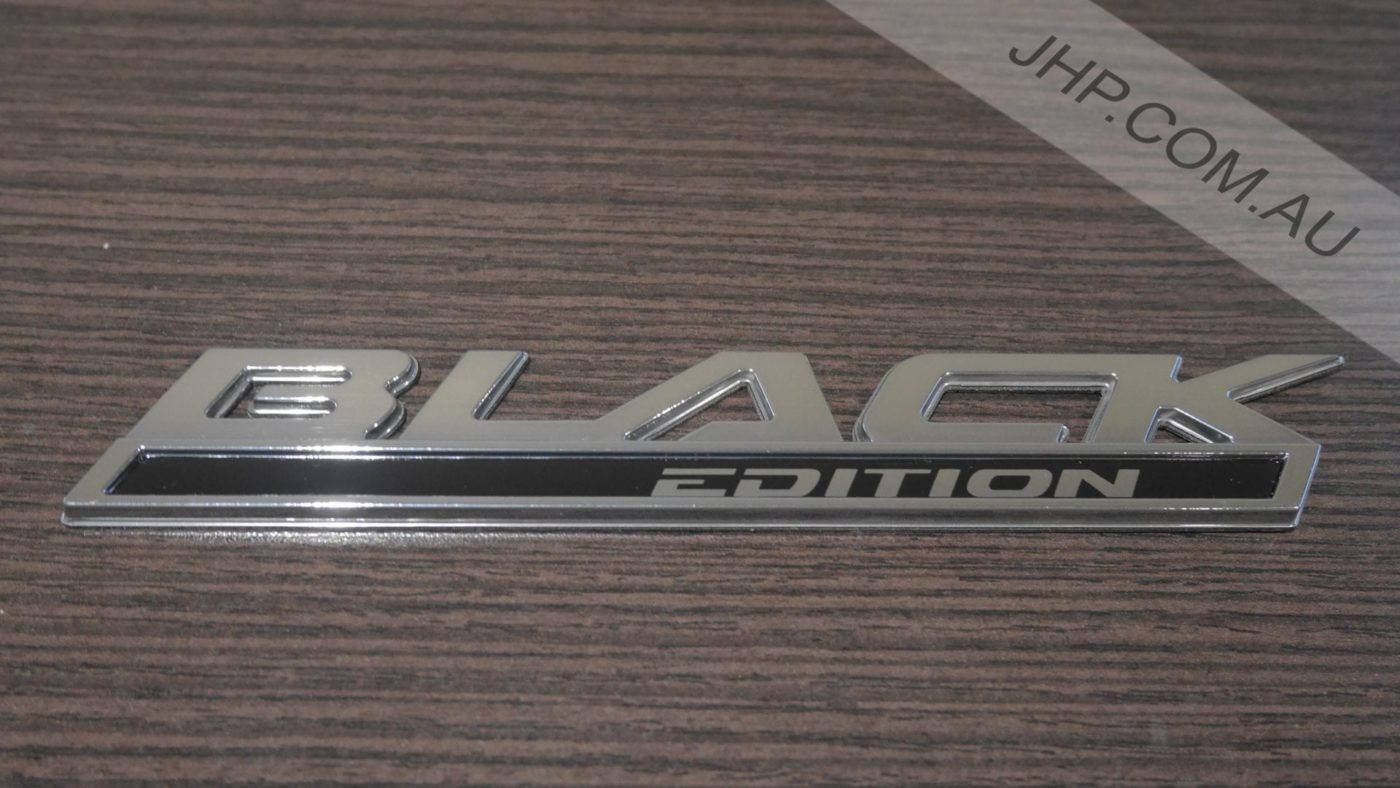 Genuine Holden Commodore VF BLACK EDITION Side Door Badge | JHP