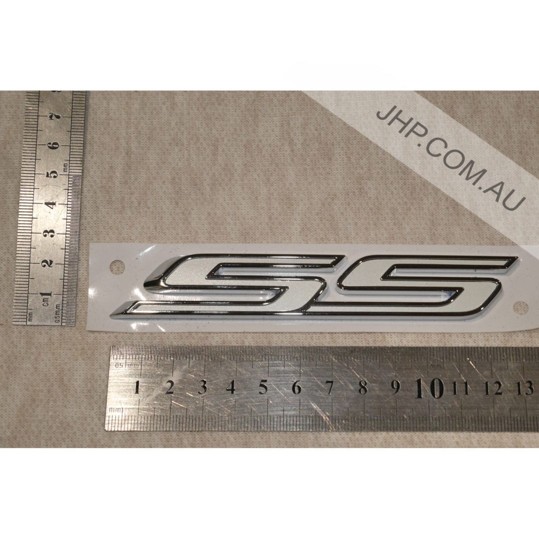 Genuine GM Holden Commodore VF White SS Trunk Boot Badge | JHP