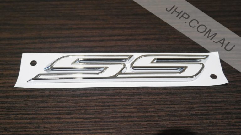 Genuine GM Holden Commodore VF White SS Trunk Boot Badge | JHP