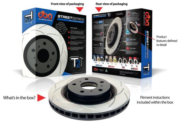 DBA T2 Street Series VE/VF Brake rotor packages | JHP