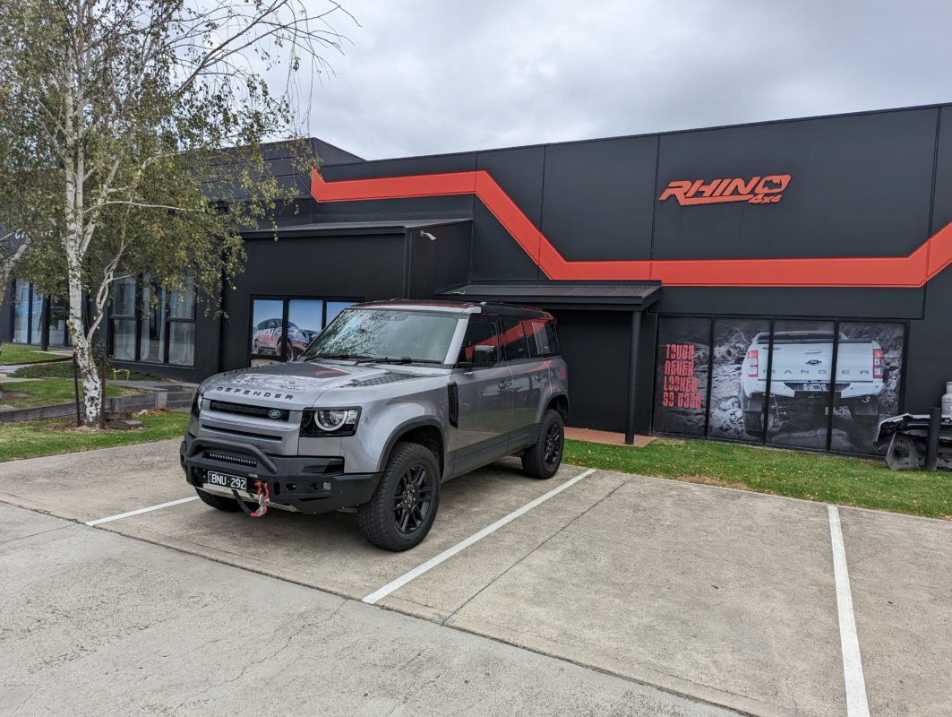 Rhino 4x4 3D Evolution Winch bar to suit Landrover Defender | JHP