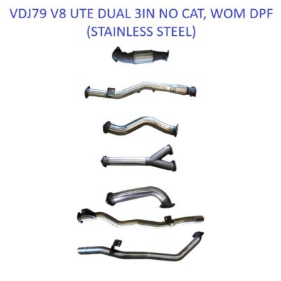 Manta Exhaust Options to suit 79 Series Toyota Landcruiser | JHP