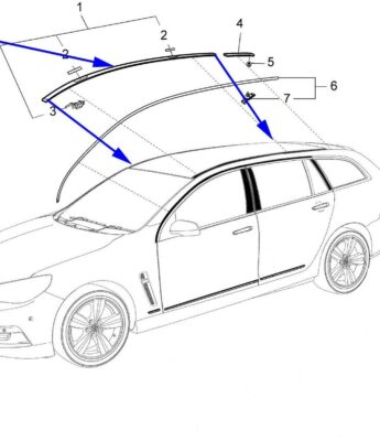 VE VF Commodore HSV Roof Turret Moulding or gutter trims